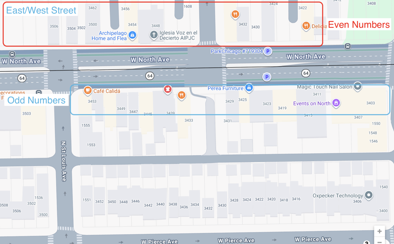 Chicago Street Grid