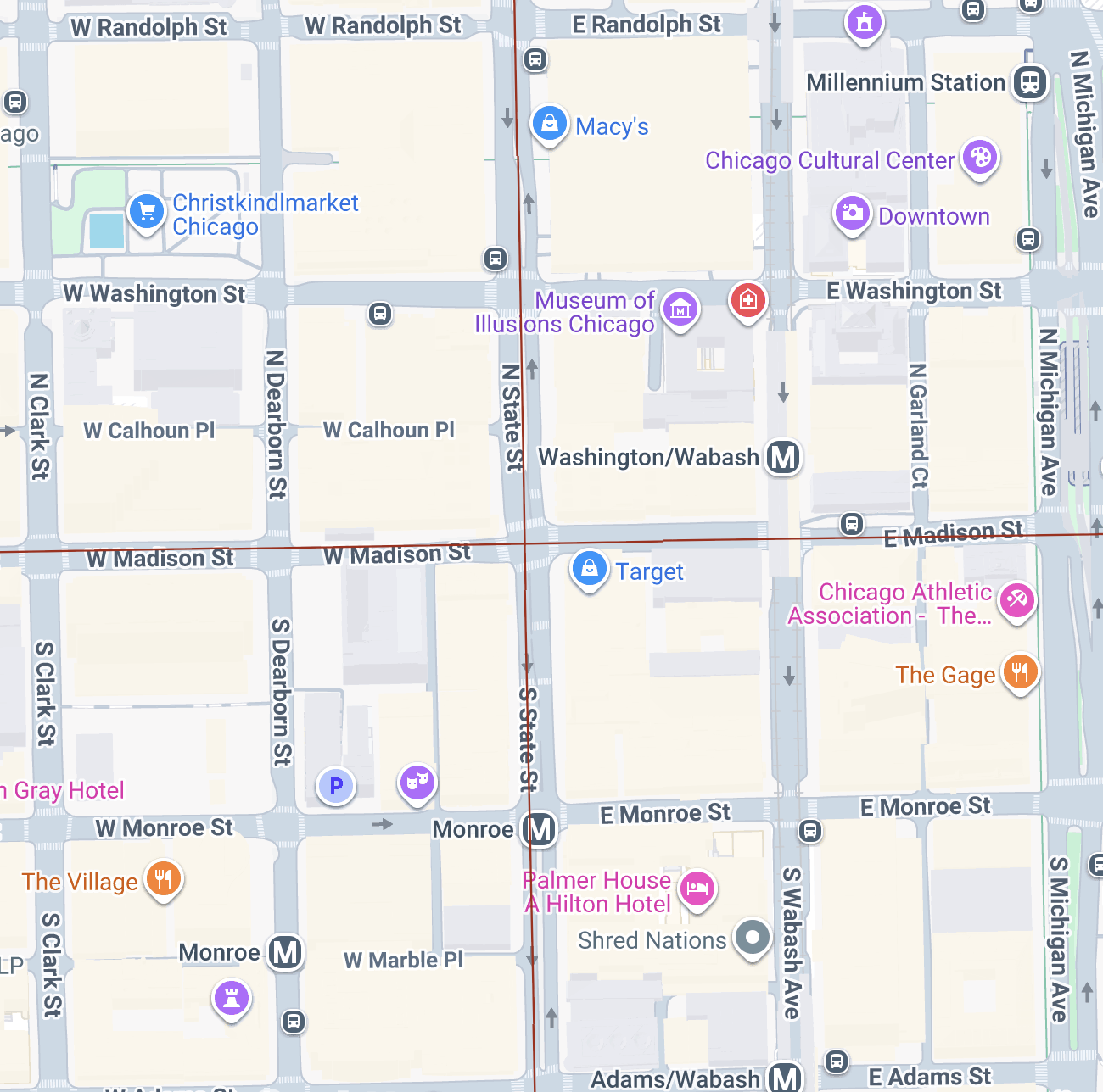 Chicago Street Grid